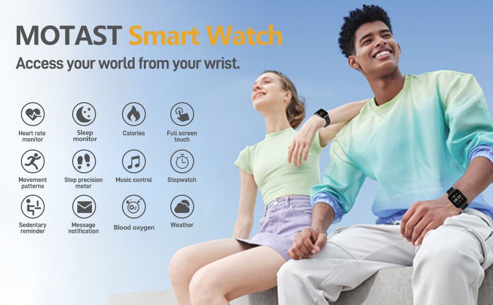 Glory Fit Smart Watches for Android and Iphone Phone 1 69 Touch Screen ...